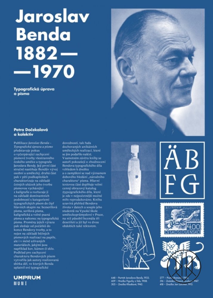 Jaroslav Benda 1882-1970: Typografická úprava a písma | Knihkupectví a ...